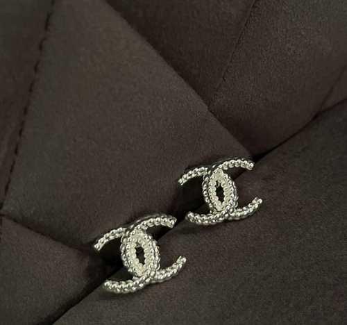 Серьги Chanel шанель