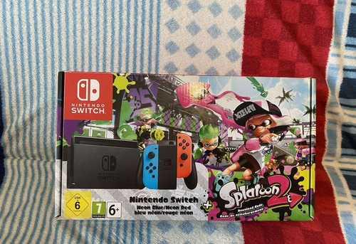 Прошитый Nintendo Switch Splatoon 2 Edition 256 Gb