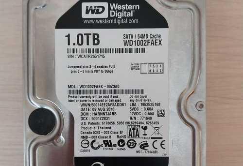 Жесткий диск Western Digital Caviar Black 1TB