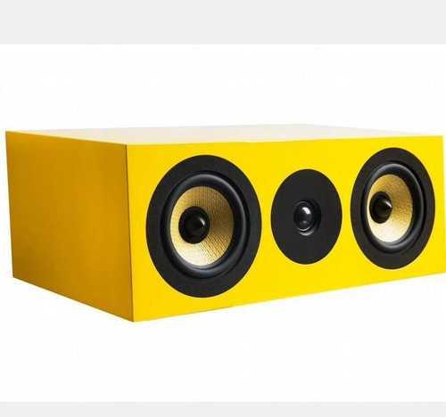 Акустика центрального канала Davis Acoustics Courbet C Yellow Gloss