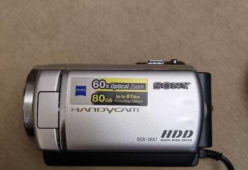Видеокамера sony dcr-sr67 HDD