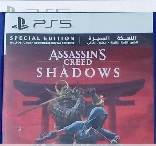 Assassins creed shadows ps5 диск