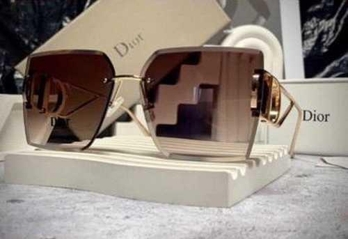 Очки Dior женские золотые