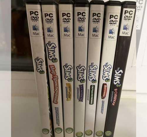 The Sims 3 с дополнениями, диски для пк