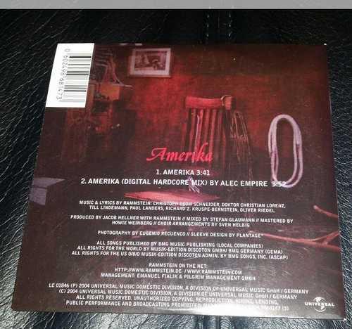 Rammstein Amerika card sleeve