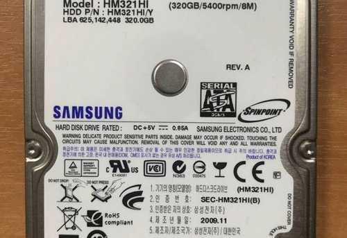 Жесткий диск Samsung HM321HI 320гб