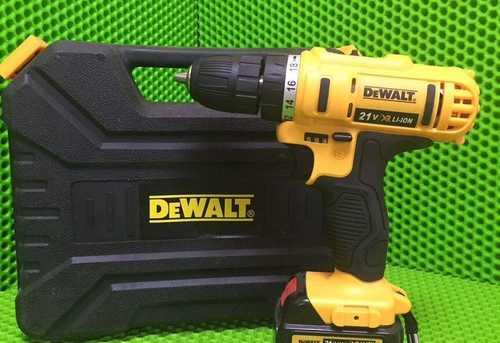 Шуруповерт dewalt 21v (новый) реплика