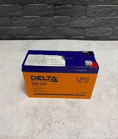 Аккумулятор delta DTM 1207