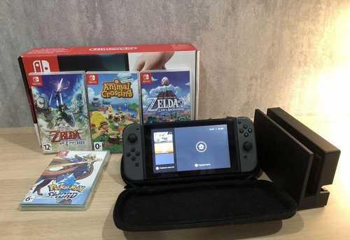 Консоль Nintendo switch (серый цвет)