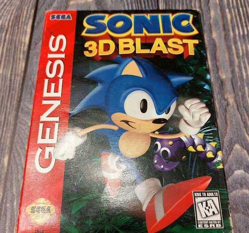 Sonic 3D Blast Sega Genesis Original