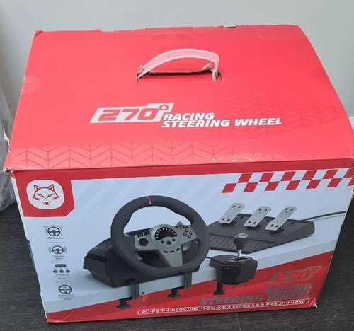 Game Racing Wheel, регулируемый гоночный руль 270