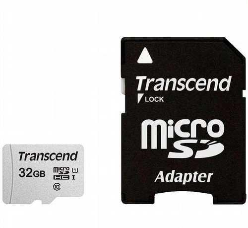 Transcend 32GB microsdhc 300S карта памяти Class 1