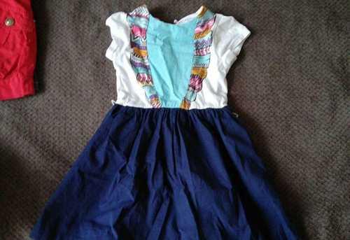 Хлопковое платье лето и сарафаны 86-92