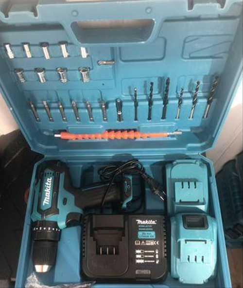 Аккум. Дрель-шуруповерт Makita 26v-Ударный с набор