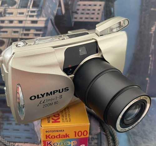 Пленочный фотоаппарат olympus mju ii