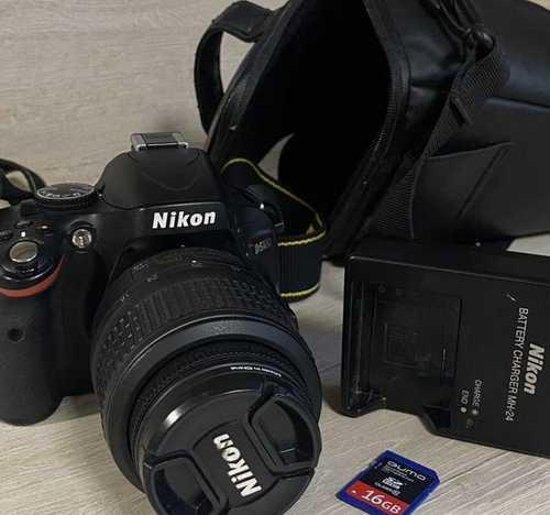 Зеркальный фотоаппарат nikon d5100 kit 18-55mm