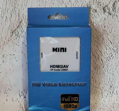 Конвертер переходник с hdmi в AV