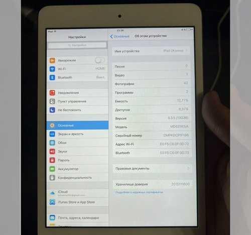 iPad mini 16gb (A1432)