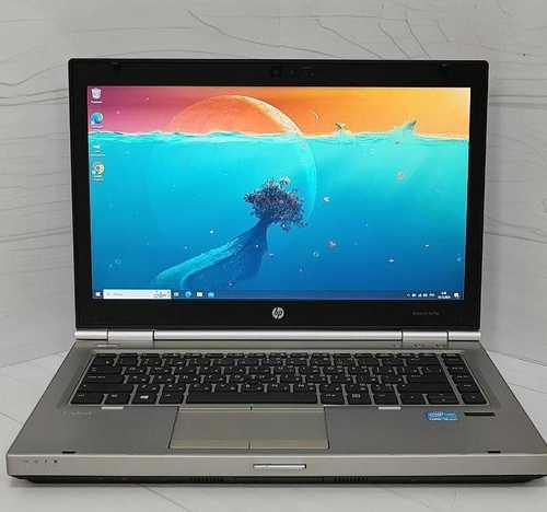 Ноутбук 8gb HD14" i5 SSD HP EliteBook для учебы