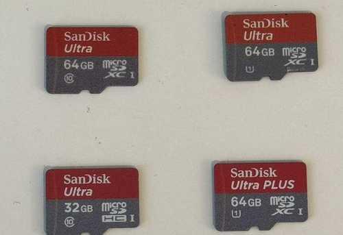 Карты памяти MicroSD sandisk