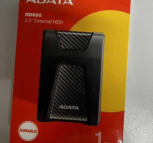 Внешний жесткий диск Adata hd650 1Tb