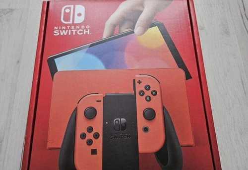 Nintendo switch oled mario edition новый