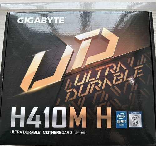 Материнская плата gigabyte H410M H с процессором P