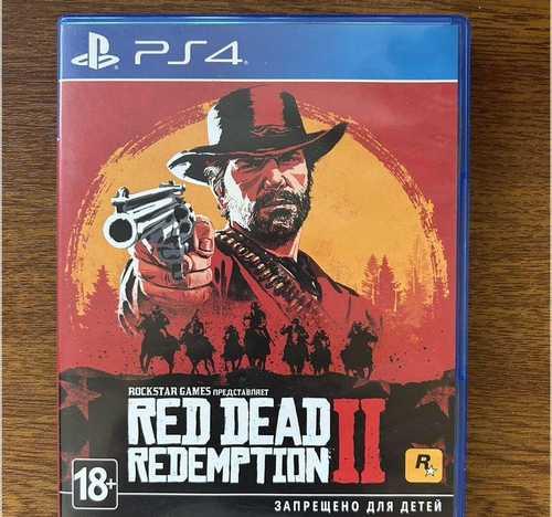 Red dead redemption 2 ps4 диск