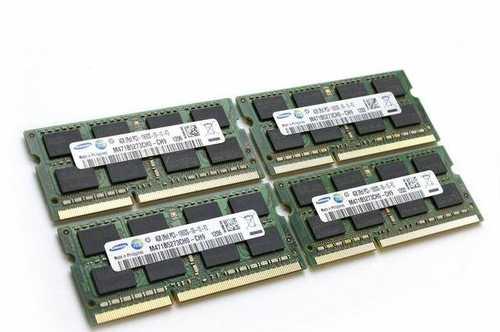 DDR3 для ноутбука 4Gb Samsung 1333MHz PC3-10600S