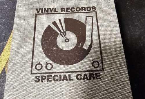 Vinyl record cleaning box set