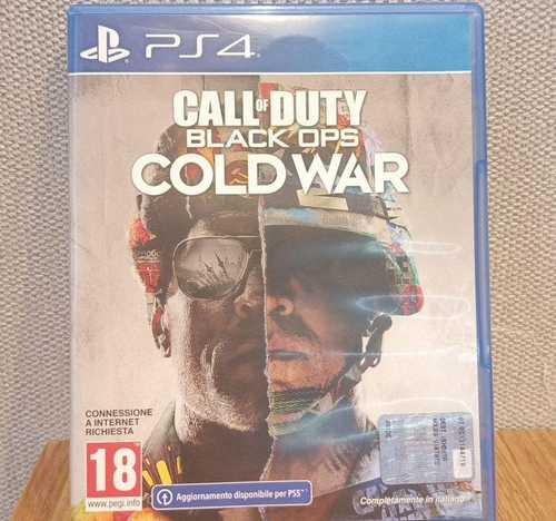 Игра на ps4 Call of Duty black ops cold WAR