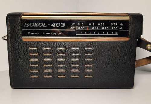 Рабочий Советский радиоприемник sokol-403