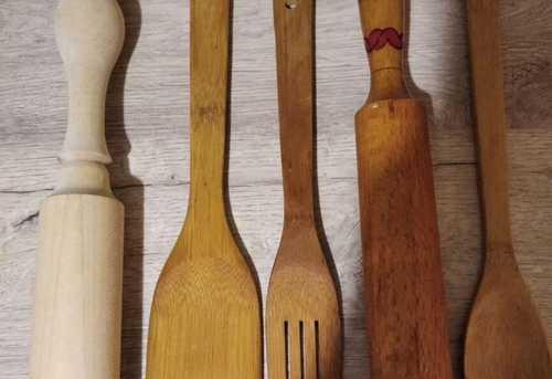 Кухонные принадлежности деревянные