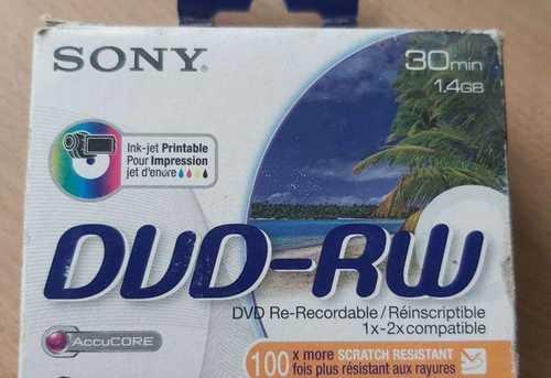 Диски Sony DVD-RW 1.4GB