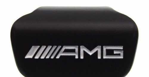 Эмблема на руль черная маленькая AMG