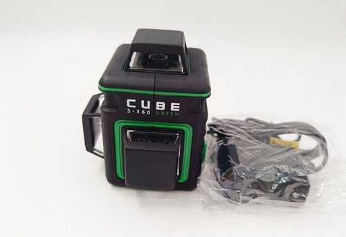 Лазерный Уровень cube 3-360 green
