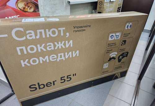 Новый 55"(139 см), UHD 4K Smart TV