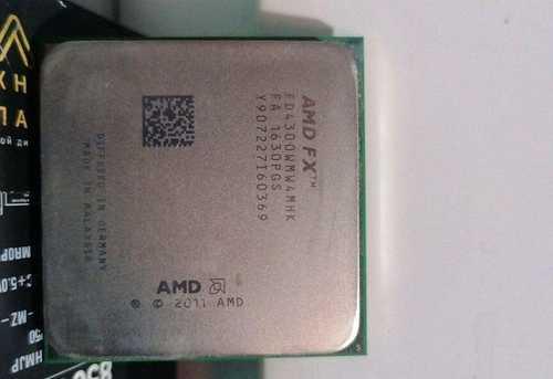 Продаю процессор AMD FX FD 4300WMW4mhkfa 1630PGS