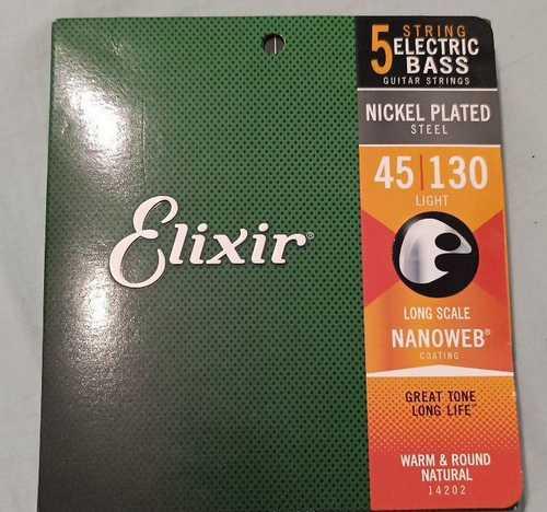 Струны для баса Elixir 45-130
