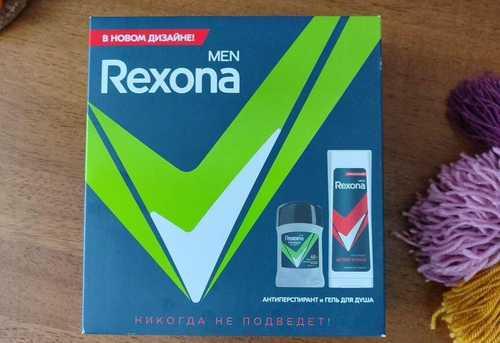 Мужской подарочный набор rexona: дезодорант, гель