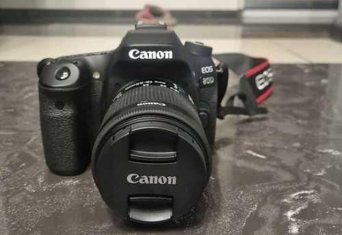 Цифровая фотокамера Canon EOS 80 D Kit 18-55