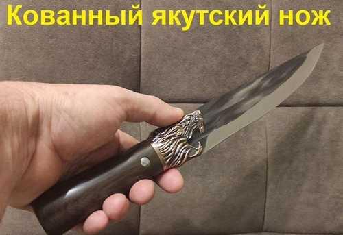 Кованый нож якутский