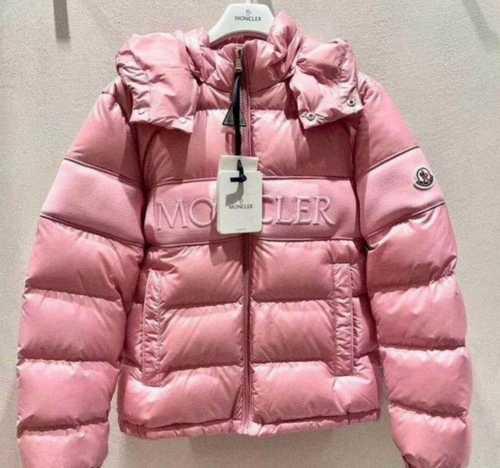 Пуховик Moncler женский с QR и NFC (Арт.14057)