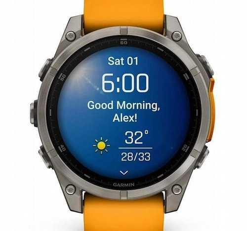 Garmin Fenix 8 51 MM amoled Spark orange/graphite