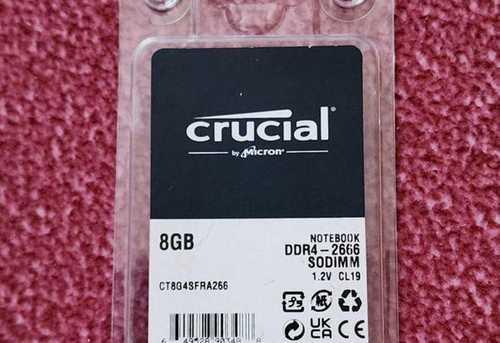 Crucial CT8G4sfra266 DDR4 - 8гб 2666мгц (SO-dimm)