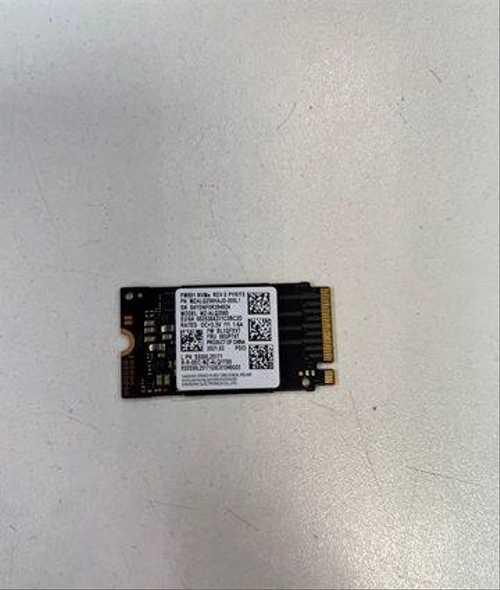 SSD бу M.2 nvme Samsung PM991 256 gb 2 часа