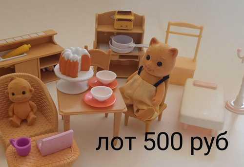 Игрушки мебель типа Sylvanian Families