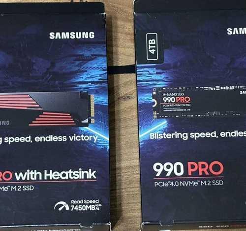 Новые SSD Samsung 990 PRO 4Tb