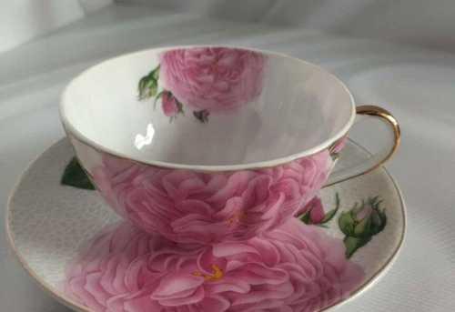 Чайная пара Английские розы фарфор Англия