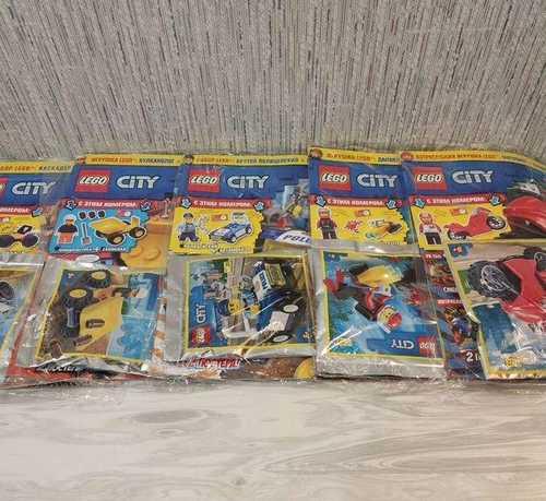 Журналы lego City с вложением